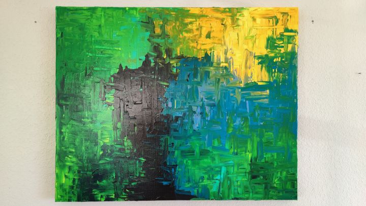 Green Thirty-Three - Dane Kidd Art - Paintings & Prints, Abstract ...