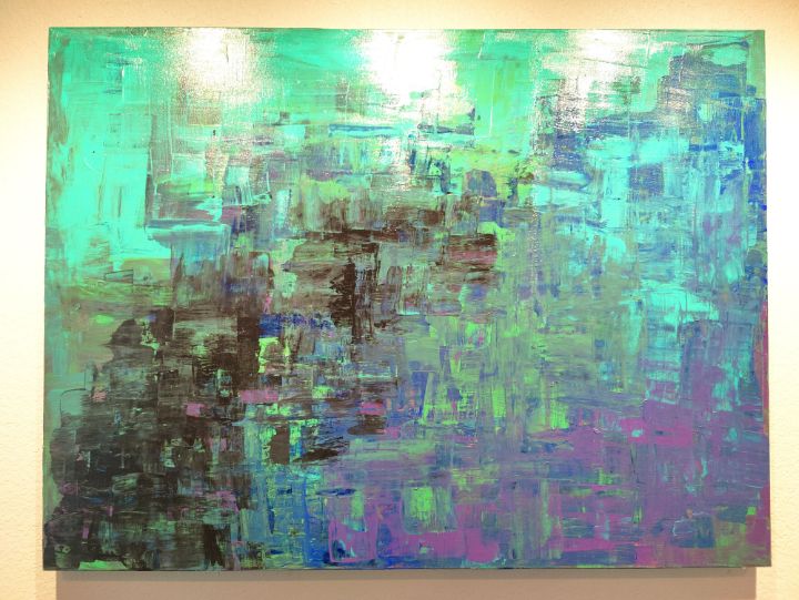 Blue Forty-Five - Dane Kidd Art - Paintings & Prints, Abstract, Color ...