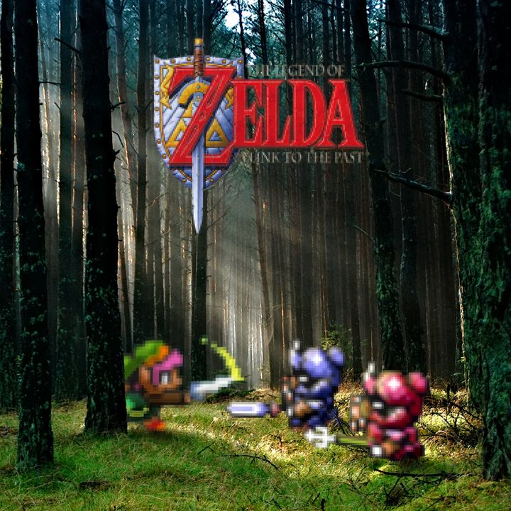 Link to the Past - Retro Game Art - Drawings & Illustration, Landscapes ...