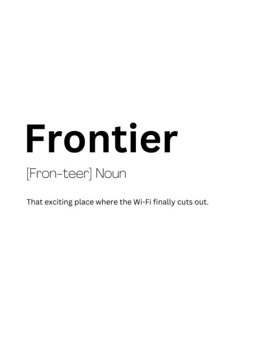 Frontier Dictionary Definition - Dictionary Art - Digital Art & AI ...