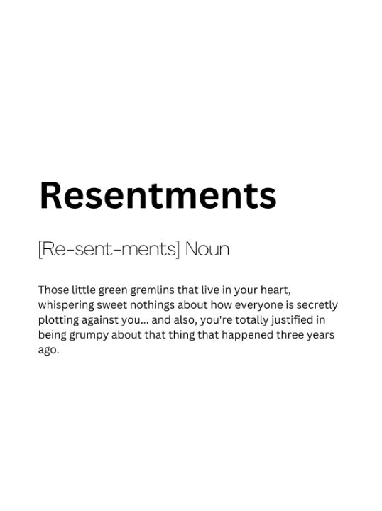 Resentments Dictionary Definition - Dictionary Art - Digital Art & AI, Humor & Satire, Signs ...