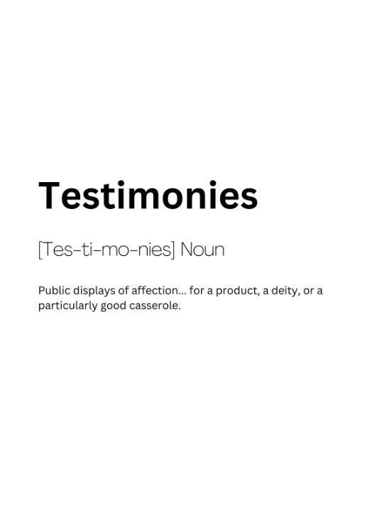 Testimonies Dictionary Definition - Dictionary Art - Digital Art & AI ...