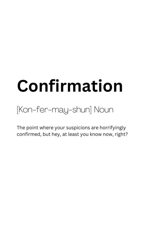 Confirmation Dictionary Definition - Dictionary Art - Digital Art & AI ...