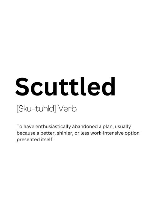 Scuttled Dictionary Definition - Dictionary Art - Digital Art & AI ...