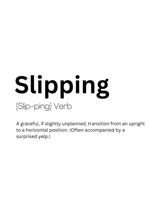 Slipping Dictionary Definition - Dictionary Art - Digital Art & AI ...
