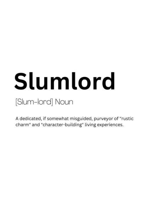 Slumlord Dictionary Definition - Dictionary Art - Digital Art & AI ...