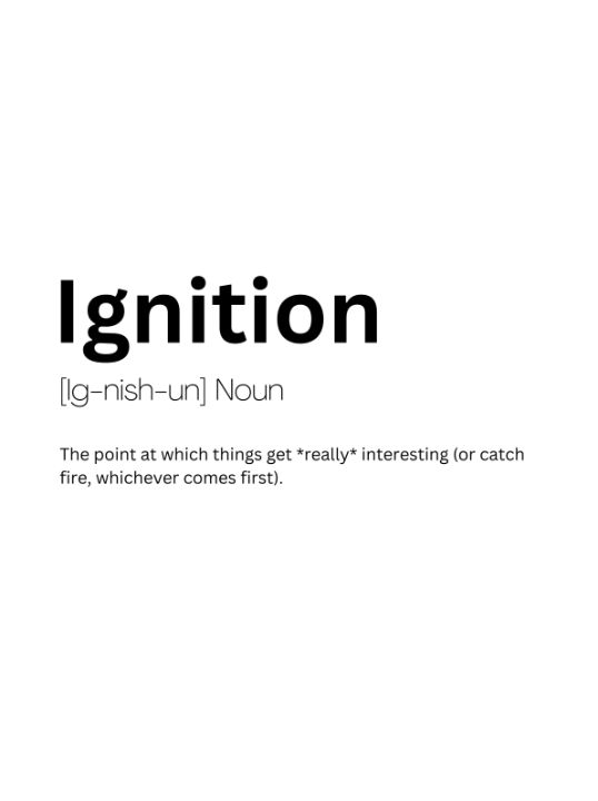 Ignition Dictionary Definition - Dictionary Art - Digital Art & AI ...