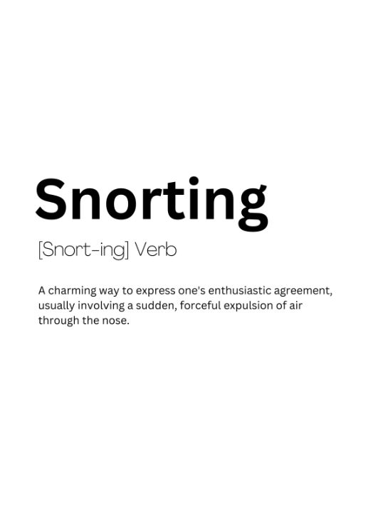 Snorting Dictionary Definition - Dictionary Art - Digital Art & AI ...