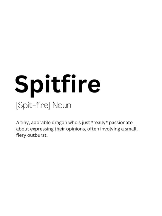 Spitfire Dictionary Definition - Dictionary Art - Digital Art & AI ...