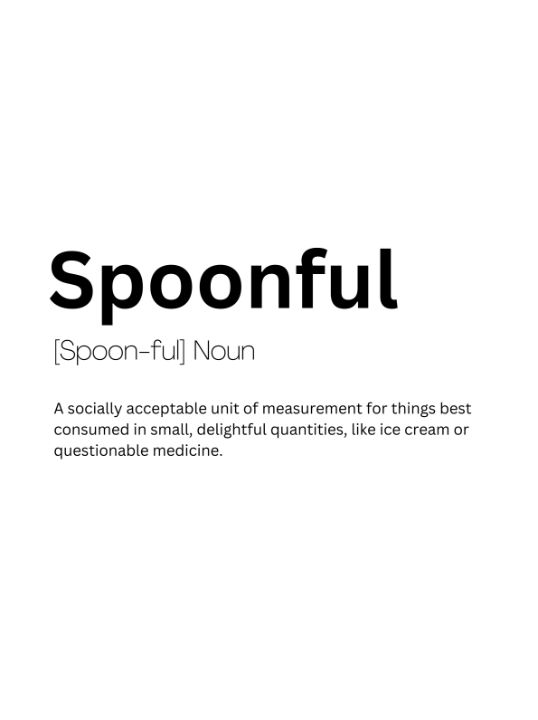 Spoonful Dictionary Definition - Dictionary Art - Digital Art & AI ...
