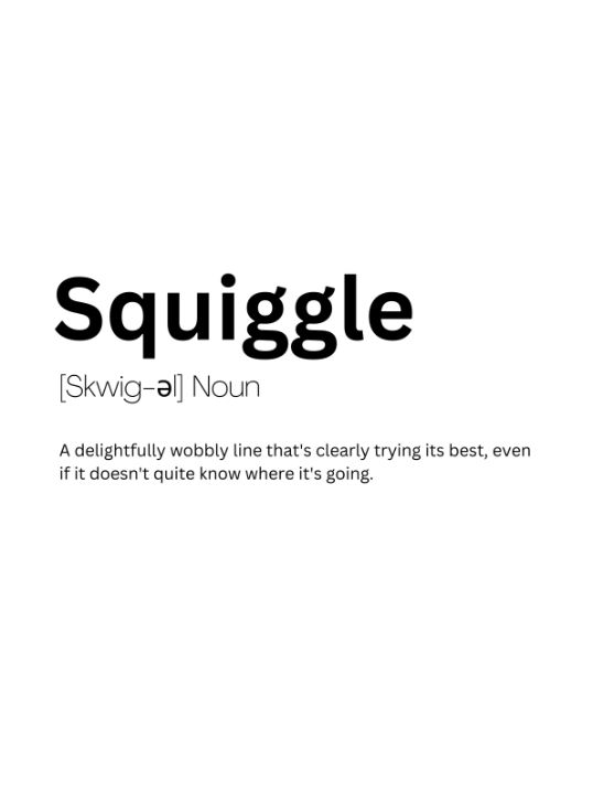 Squiggle Dictionary Definition - Dictionary Art - Digital Art & AI ...