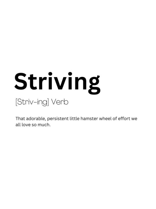 Striving Dictionary Definition - Dictionary Art - Digital Art & AI ...