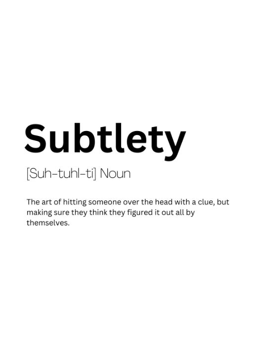 Subtlety Dictionary Definition - Dictionary Art - Digital Art & AI ...