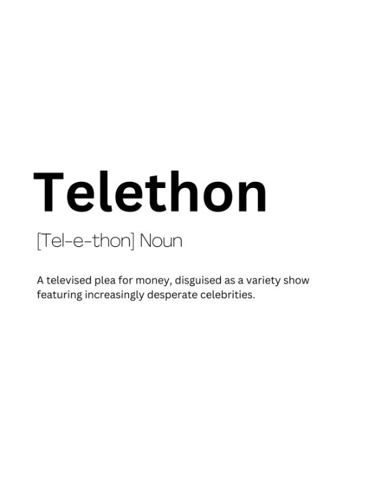 Telethon Dictionary Definition - Dictionary Art - Digital Art & AI ...