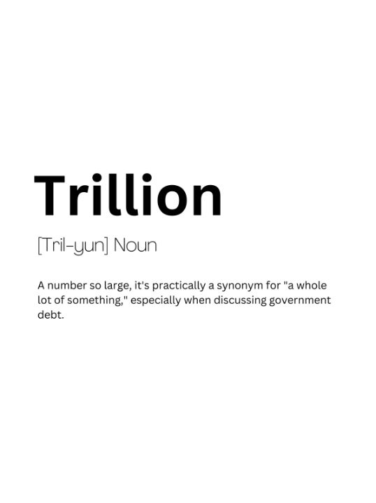 Trillion Dictionary Definition - Dictionary Art - Digital Art & AI ...
