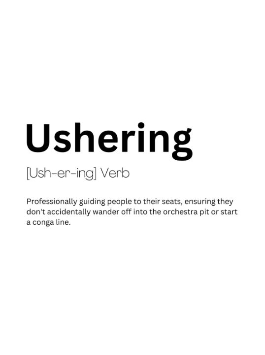 Ushering Dictionary Definition - Dictionary Art - Digital Art & AI ...