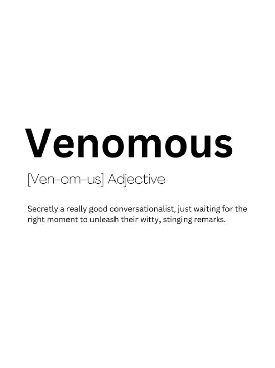 Venomous Dictionary Definition - Dictionary Art - Digital Art & AI ...