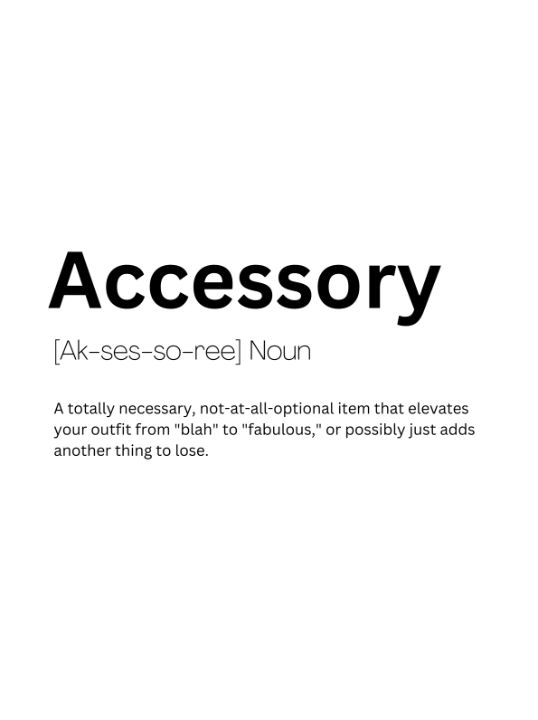 Accessory Dictionary Definition - Dictionary Art - Digital Art & AI ...