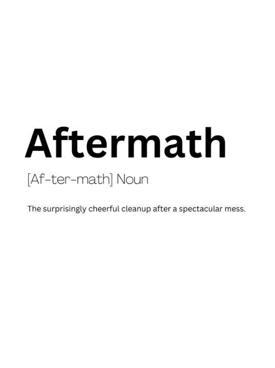 Aftermath Dictionary Definition - Dictionary Art - Digital Art & AI ...