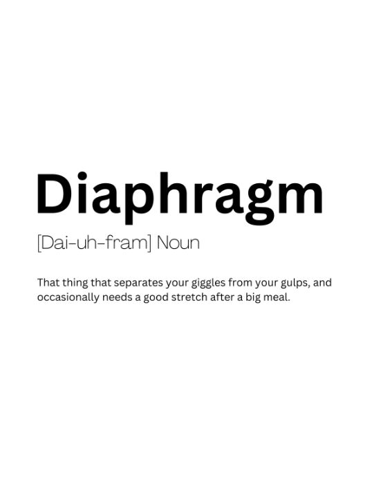 Diaphragm Dictionary Definition - Dictionary Art - Digital Art & AI ...