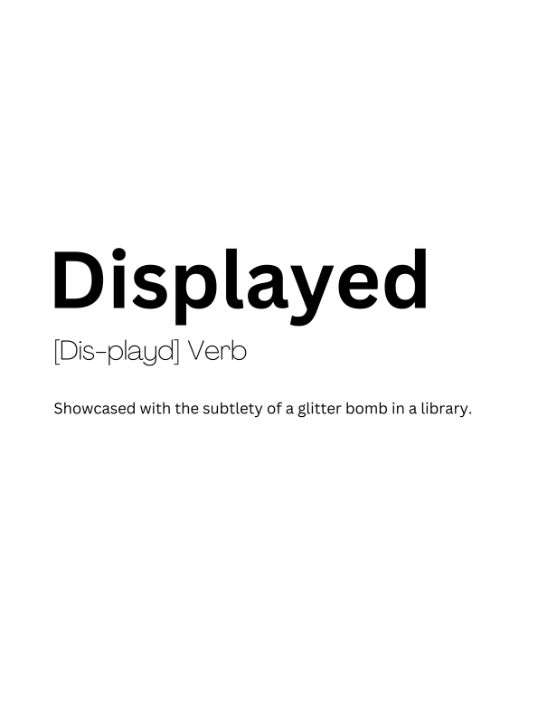 Displayed Dictionary Definition - Dictionary Art - Digital Art & AI ...