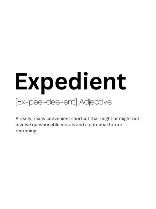 Expedient Dictionary Definition - Dictionary Art - Digital Art & AI ...