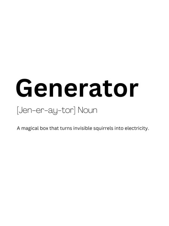 Generator Dictionary Definition - Dictionary Art - Digital Art & AI ...