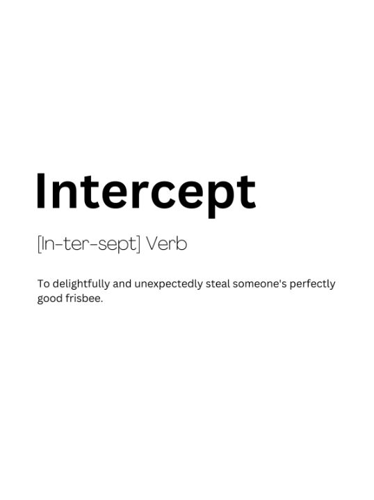 Intercept Dictionary Definition - Dictionary Art - Digital Art & AI ...