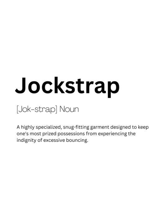 Jockstrap Dictionary Definition - Dictionary Art - Digital Art & AI ...