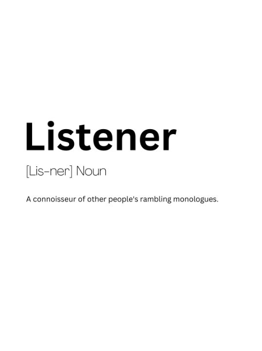 Listener Dictionary Definition - Dictionary Art - Digital Art & AI ...