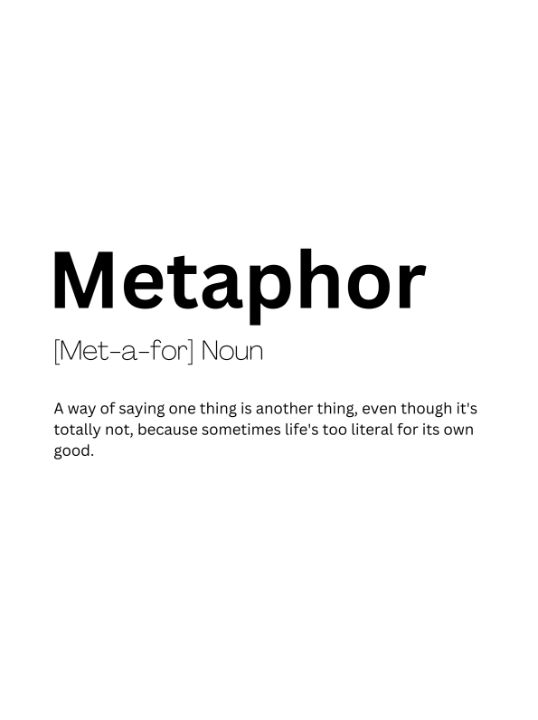 Metaphor Dictionary Definition - Dictionary Art - Digital Art & AI ...