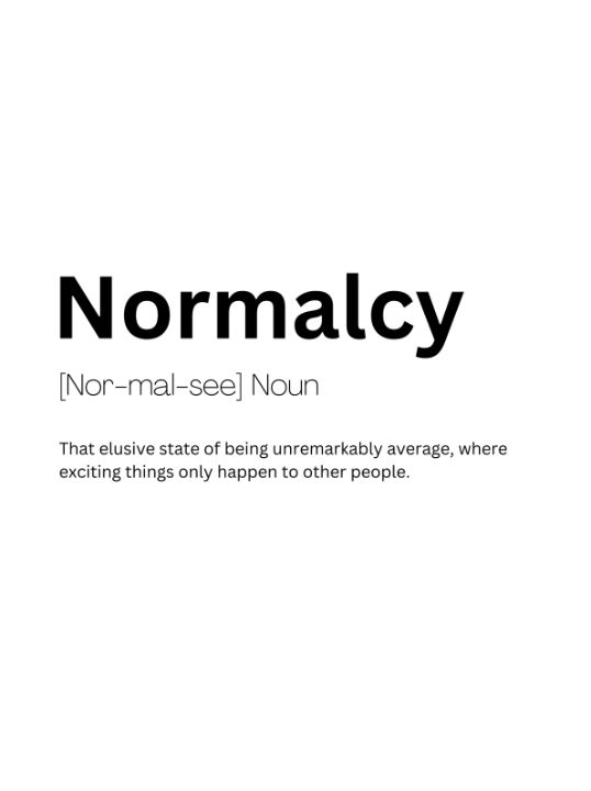 Normalcy Dictionary Definition - Dictionary Art - Digital Art & AI ...