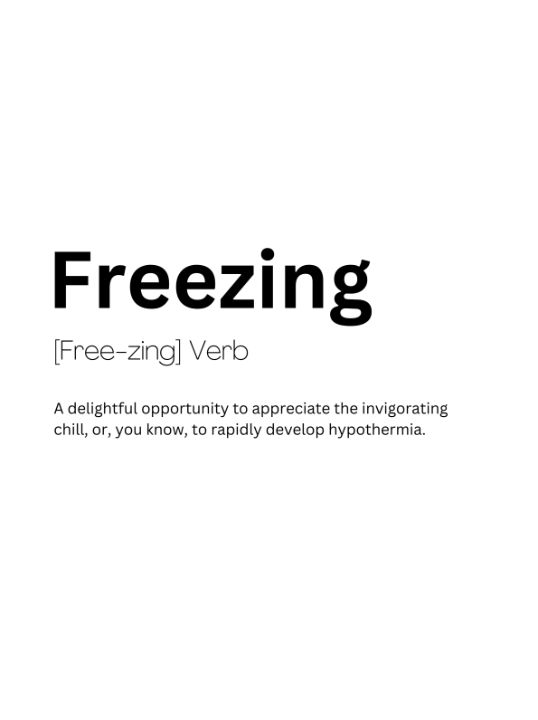 Freezing Dictionary Definition - Dictionary Art - Digital Art & AI ...