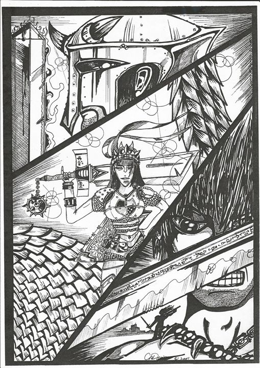 Manga warriors By Cyrus Davis - The Cyrus Davis dream searies ...