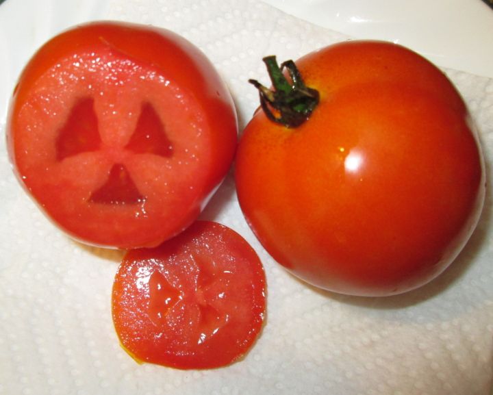 Nuclear Symbol on a N.J. Tomato - Victoria Filippi - Photography, Food ...