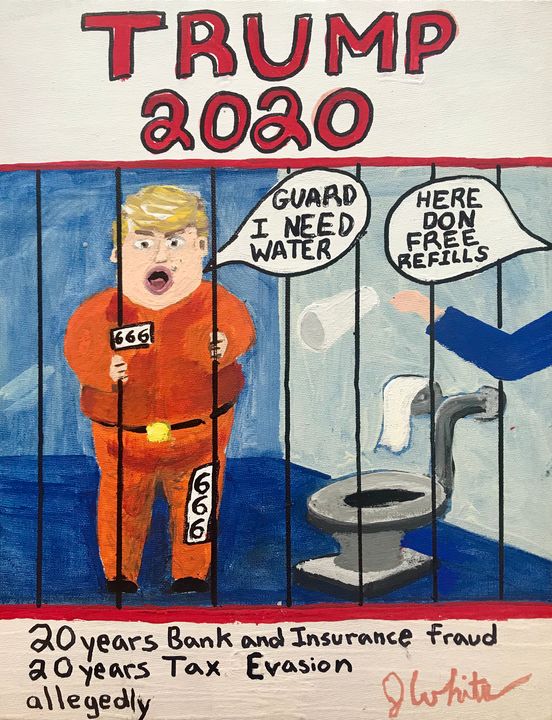 Trump 2020 Free Shipping US - Jeff White - Paintings & Prints, Abstract ...