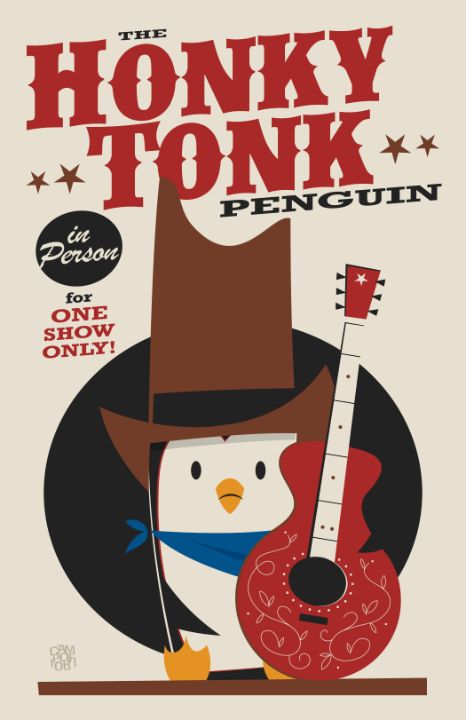 Honky Tonk Penguin - House of Campofiori - Digital Art & AI, Animals ...