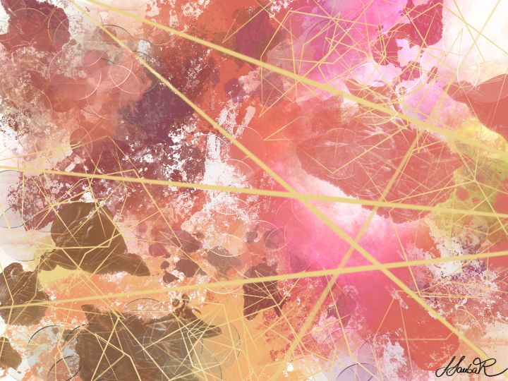 A breeze of apricot - Abstract Art - Paintings & Prints, Abstract ...