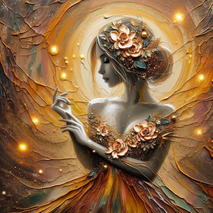 Enchanted Beauty 7 - Abstract Bliss - Digital Art & AI, Abstract ...