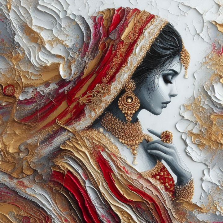 Asian Beauty - Abstract Bliss - Digital Art & AI, Abstract, Figurative ...