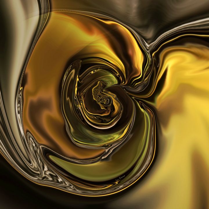 Silk Flow - Lyu Sienna - Digital Art & AI, Abstract, Organic - ArtPal