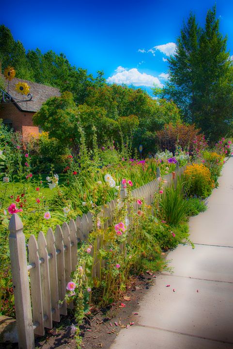 Cottage Flower garden, Midway, Utah - Aspen Ridge Gallery - Photography ...