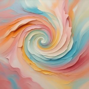 Radiant Color Burst Abstract Paintin - DreamWall Studio - Paintings ...