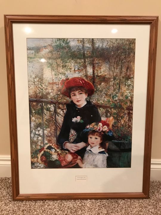 Pierre Auguste “On the terrace “ - Laar’s prints - Paintings & Prints ...