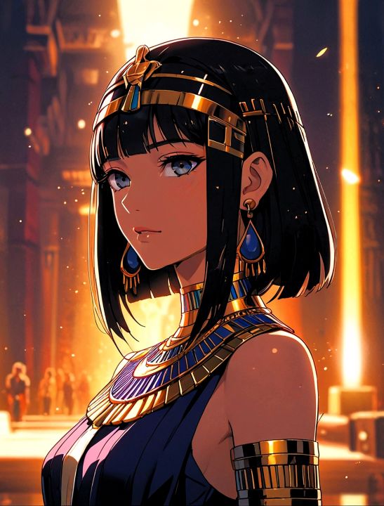 Anime Cleopatra Portrait - A.D. Visual Digital Art - Digital Art & AI ...