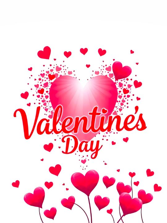 Valentines Day Hearts Illustration - A.D. Visual Digital Art - Drawings ...