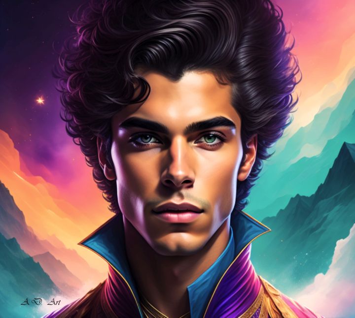 A Beautiful Young Prince - A.D. Visual Digital Art - Drawings ...