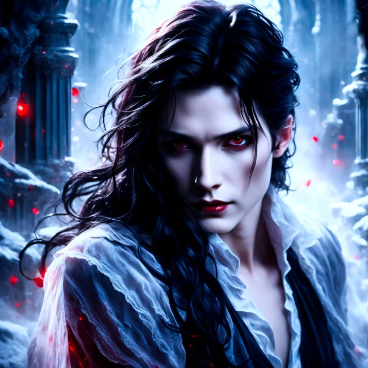 The Bautiful Vampire - Portrait - A.D. Visual Digital Art - Digital Art ...
