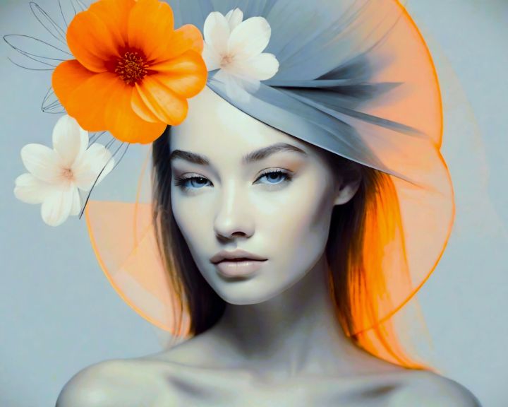 Beauty in Bright Color Contrast - A.D. Visual Digital Art - Drawings ...
