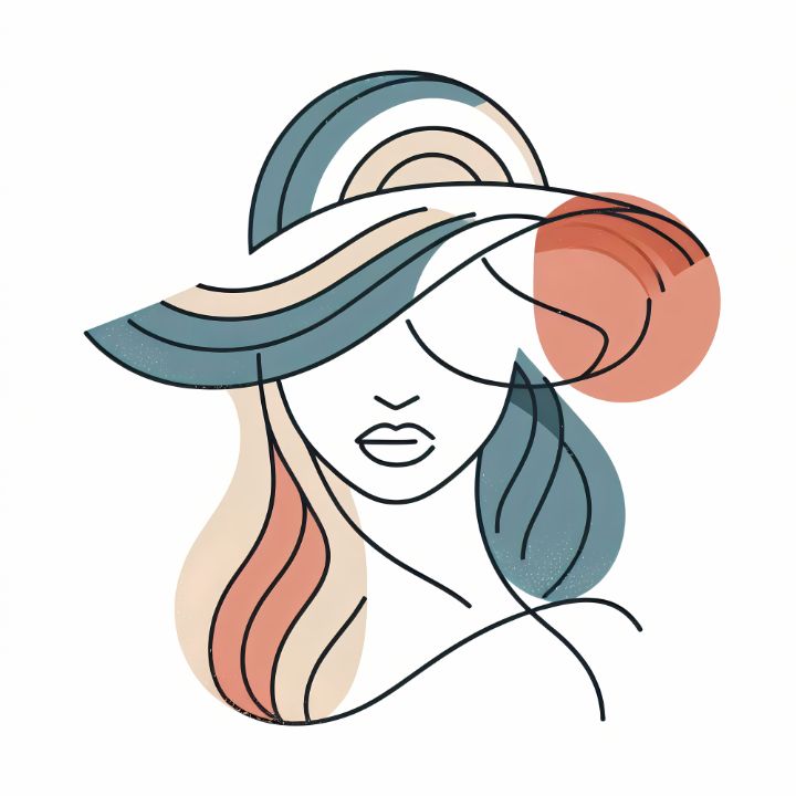 Beauty with Hat- Portrait Drawing - A.D. Digital Art Creation ...